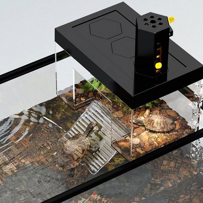Plateforme de Repos pour Tortues avec Éclairage Plateforme de Repos ...
