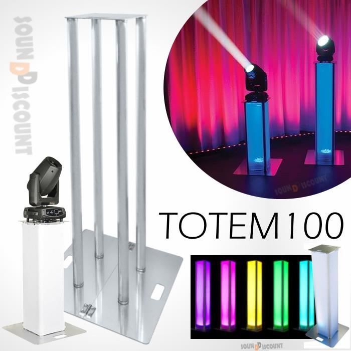 TOTEM 100CM ALU pour jeu de Lumière Lyre - Structure alu dj idéal ...