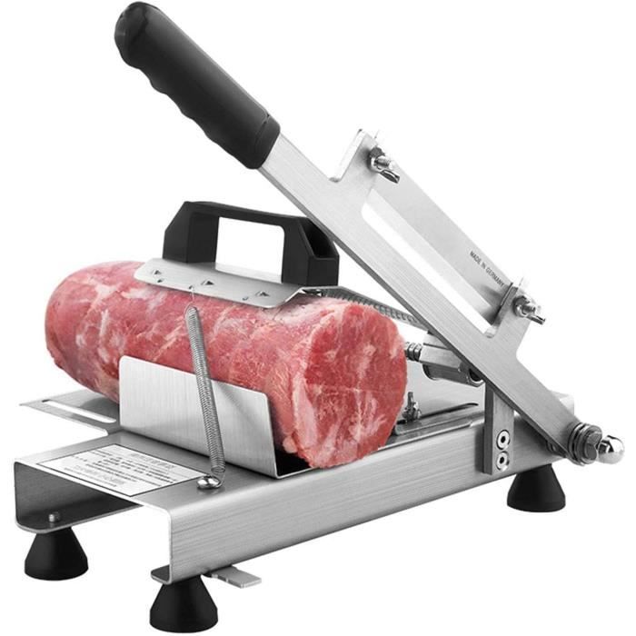 Trancheuse À Viande Congelée Manuelle en Acier Inoxydable Viande Bœuf ...