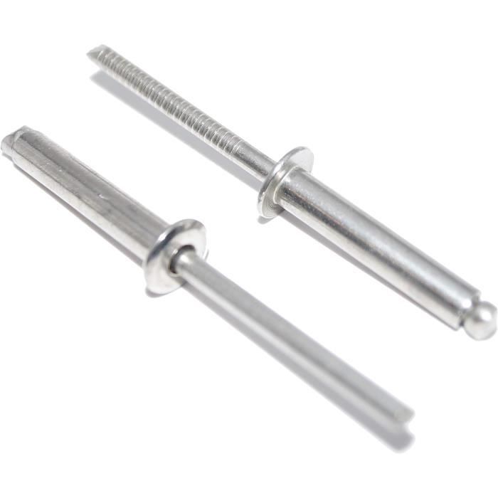 Lot De 40 Rivets Aveugles - 5 X 25 Mm - En Acier Inoxydable A2 (V2A ...