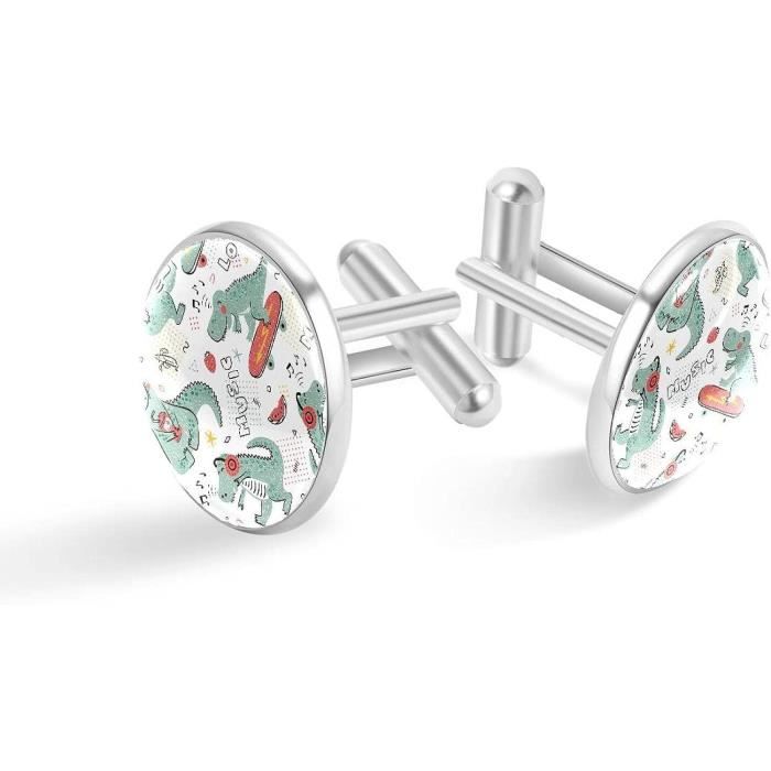 Modèle De Dinosaure De Dinosaure Mélomane Imprimer Des Boutons De ...