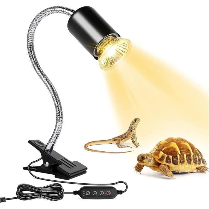 Lampe Chauffante Terrarium Tortue Terrestre, Amphibiens Lampes ...