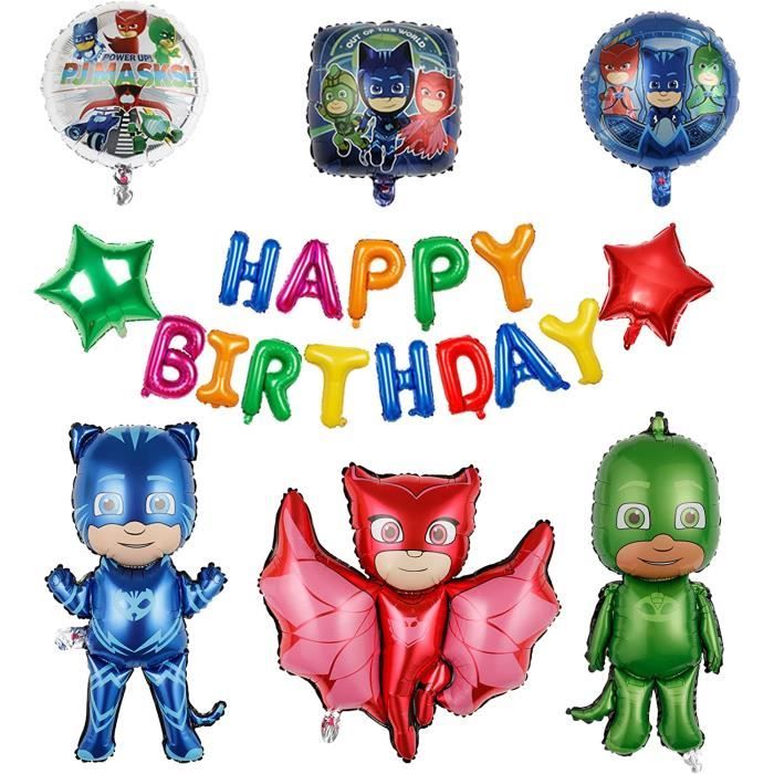 Pyjamasques Anniversaire Fête Décoration PJ Masks Ballons Bannière ...