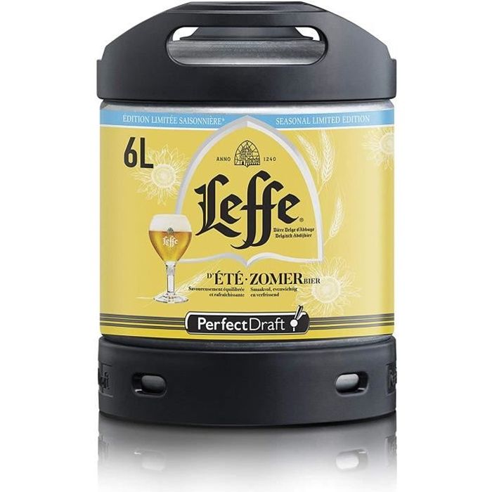 Fût 6L Perfect aft - 5 euros de consigne inclus - Fût pour tireuse à bière (Leffe d'été)209 - La ...