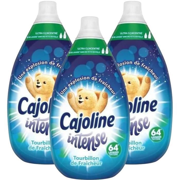 [LOT DE 3] CAJOLINE Adoucissants Intense Tourbillon de Fraicheur - 960 ...