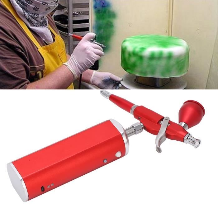 ETO- Kit Mini Aérographe Kit D'aéRographe 30PSI aéRographe Fil Portable ...