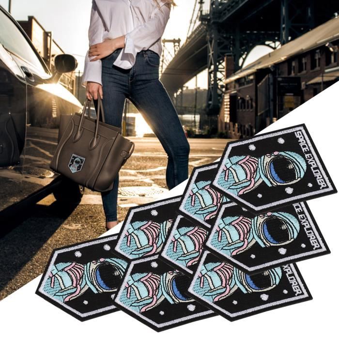 Patch brodé, accessoires de vêtements en couleur, patchs à la mode ...