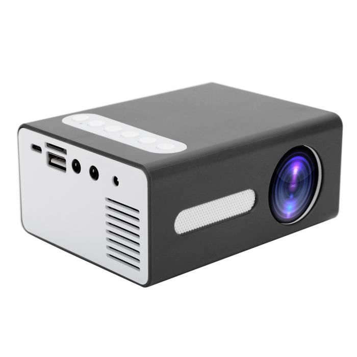 Fdit Mini projecteur LED Mini Projecteur Domestique Portable AV ...