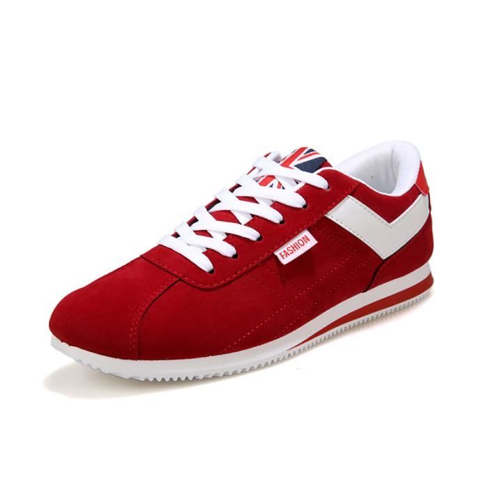 Weilaodansi Baskets Chaussures Femme rouge - Cdiscount Chaussures