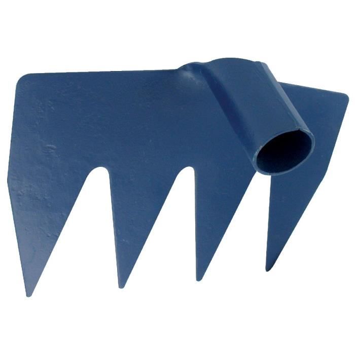 Griffe à remblai Outibat - 4 dents - Dimensions 32 cm - Bleu ...