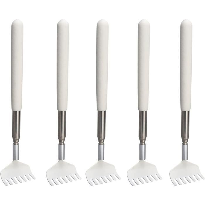 Gratte-Dos, grattoir à Dos en métal télescopique Multifonction 5pcs ...