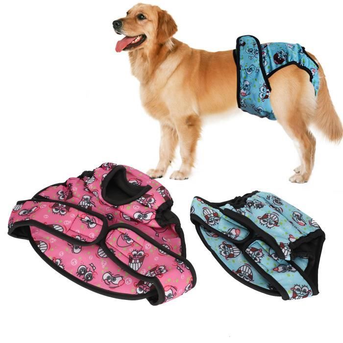 CHE Pantalon physiologique pour chien 2 pièces doux respirant chien ...