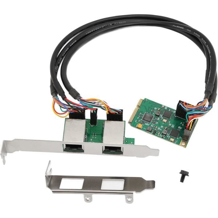 Carte Réseau Mini Pcie Gigabit, Adaptateur Réseau Pcie Express 10-100 ...