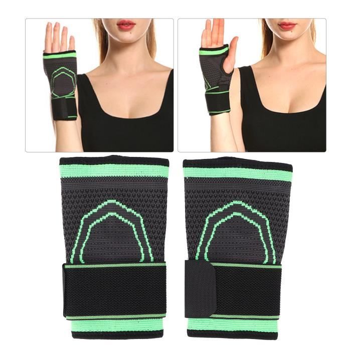 Bandes de poignet Nylon Compression Poignet Manche Poignet Réglable ...