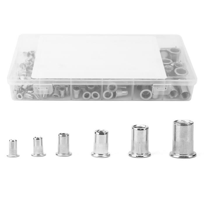 Écrou à rivets - VBESTLIFE - M3-M10 - Acier Inoxydable 304 - 150 Pièces - Résistant à la ...