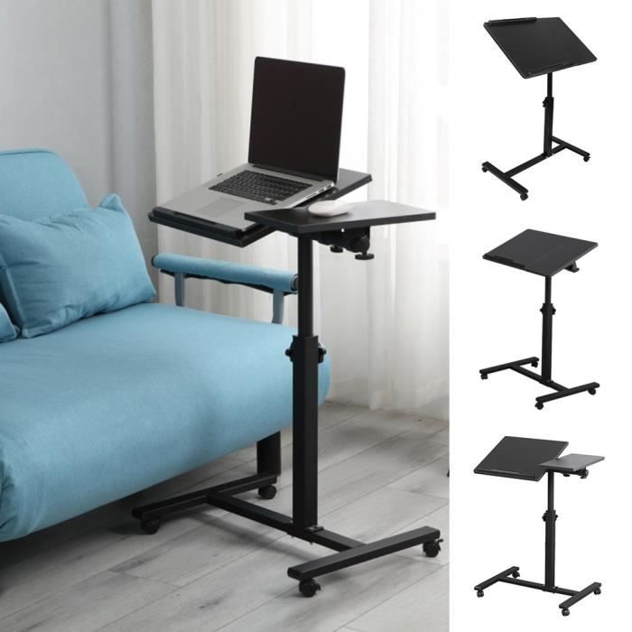 XUANYU,Table D'appoin Lit,Hauteur Ajustable Laptop Support de Souris ...