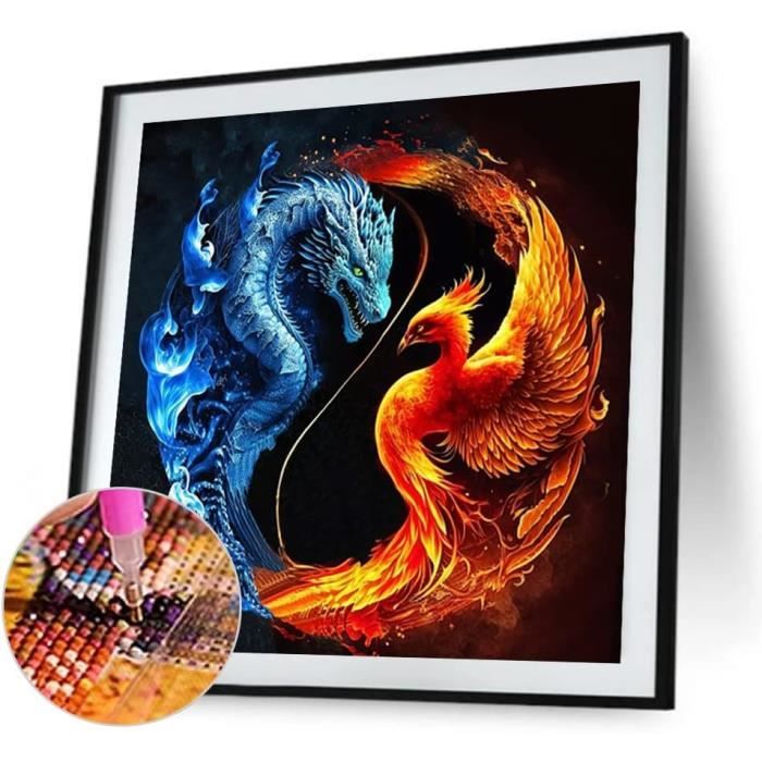 Broderie Diamant Ying Yang Kit Complet Bricolage Diamond Painting ...