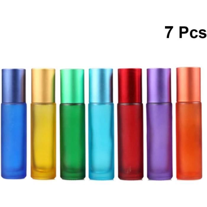 7 Pièces Flacons De Parfum Roll-on Bouteilles De Parfum à Rouleaux ...