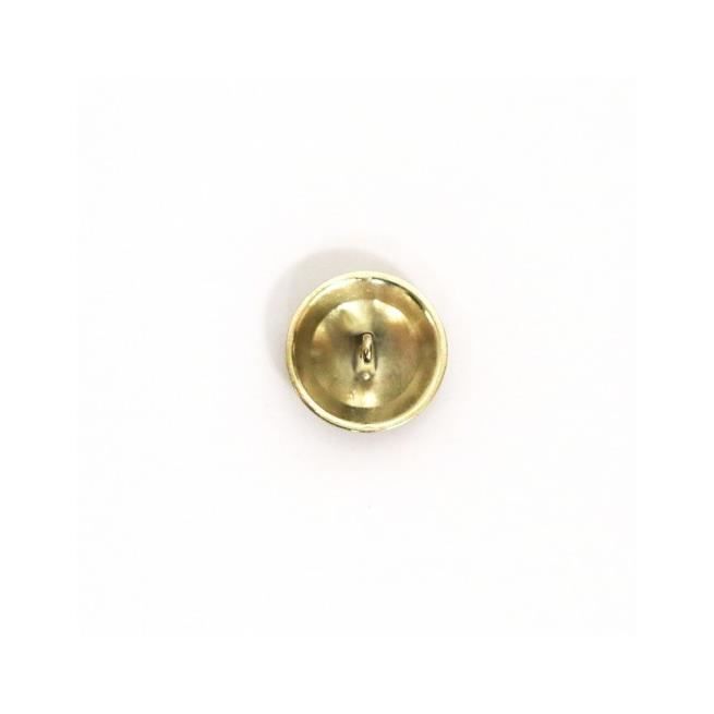 Bouton rond a queue blason avec email - 22 et 20 mm - doré et noir ...