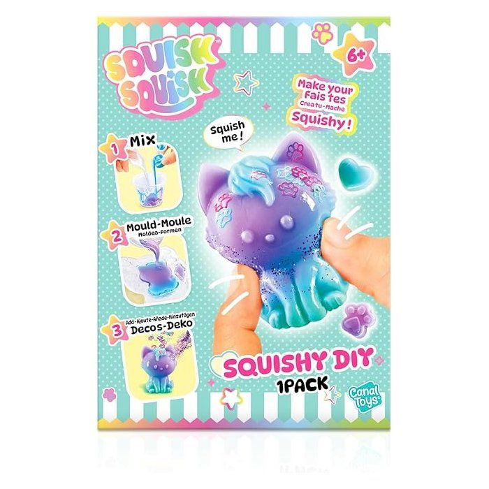Canal Toys - SQUISH SQUISH - Squishy 1 Pack DIY - Dès 6 ans - SQI 005 ...