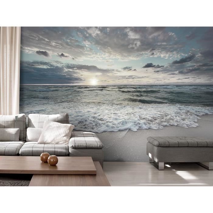 Papier Peint Intissé Mer Et Plage 400X280 Cm Décoration Murale Xxl ...