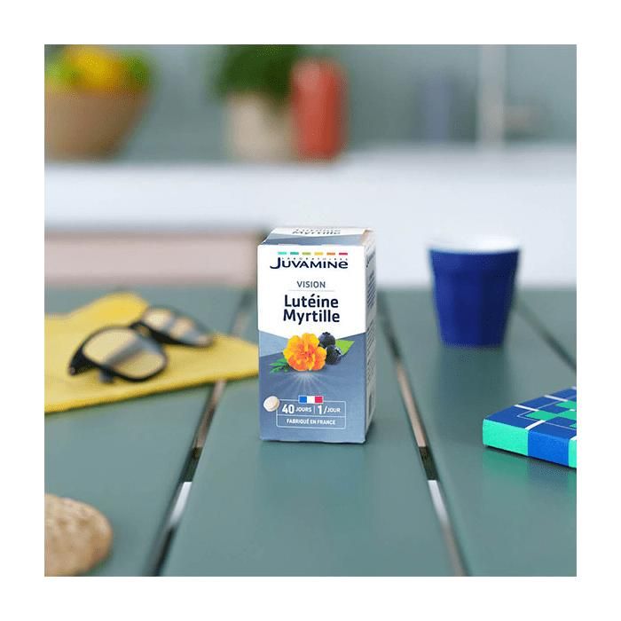 Juvamine Santé des Yeux Lutéine Myrtille 40 gélules - Cdiscount Santé ...