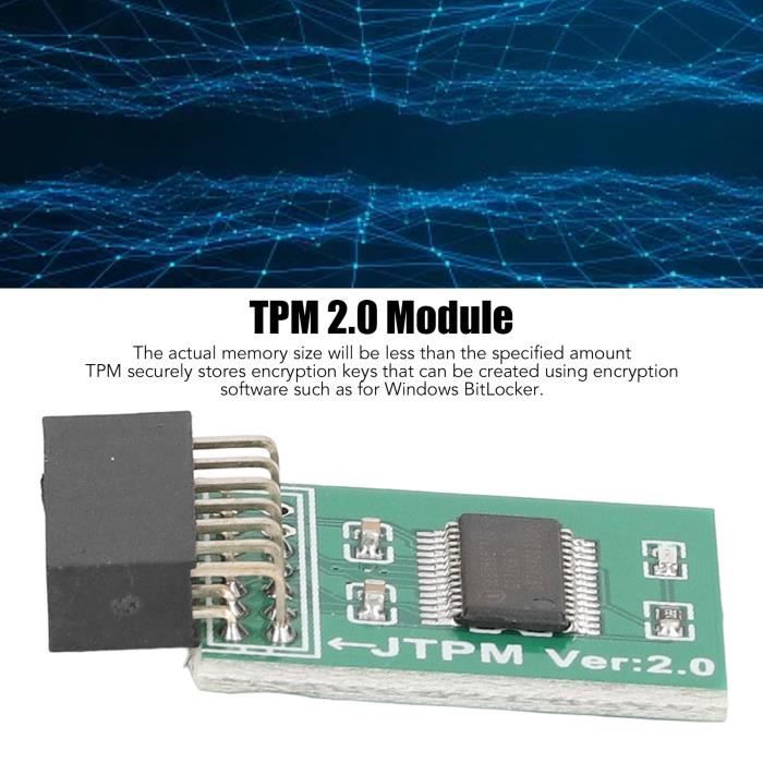 Module TPM 2.0 - SURENHAP - Cryptage Fort - Interface LPC 14 Broches ...
