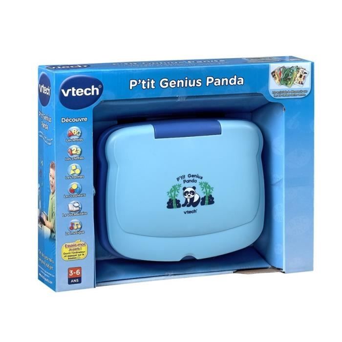 VTECH P'tit Genius Panda Bleu - Cdiscount Jeux - Jouets