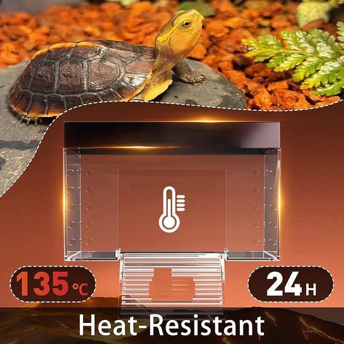 Plateforme de Repos pour Tortues avec Éclairage Plateforme de Repos ...