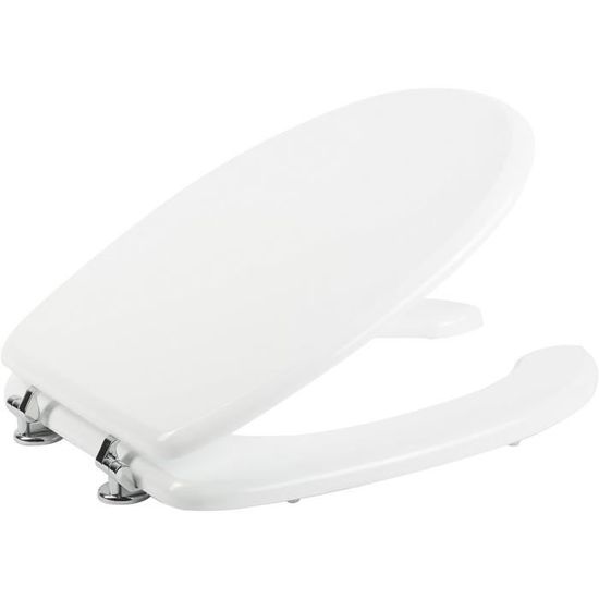 Abattant WC Siège de Toilette Blanc mod. For Life.[G1407] - Cdiscount ...