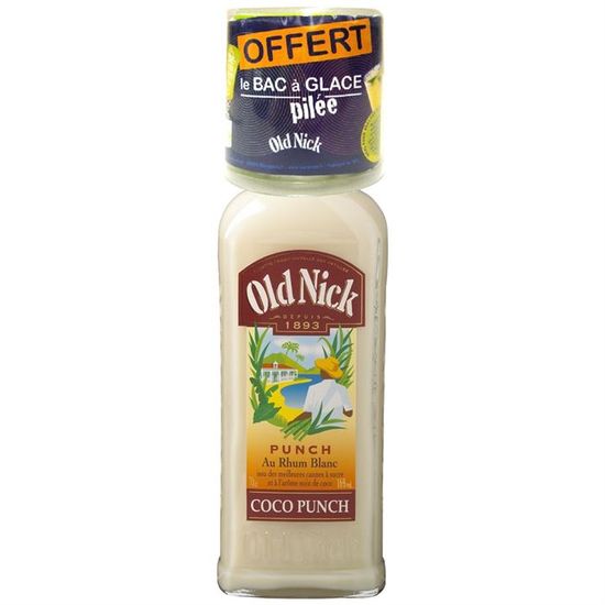 Cocktail Old Nick Coco bac à glace pilée - La cave Cdiscount