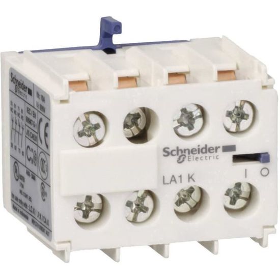 Bloc de contacts auxiliaires - Schneider Electric - LA1KN22 - 2 NF (R) - 2 NO (T) - 1 pc(s ...