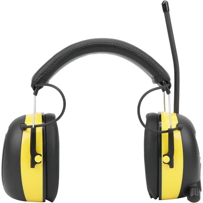 Casque Radio AM-FM-MP3 avec Affichage Numérique, Protection Auditive ...