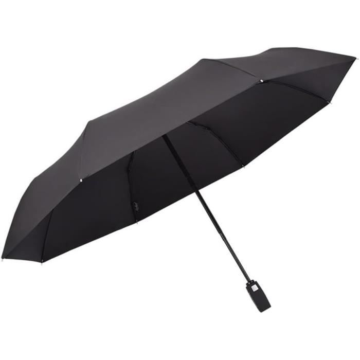 Parapluie Pliant Entièrement Automatique Compact Tri-Fold Parasol Wind ...