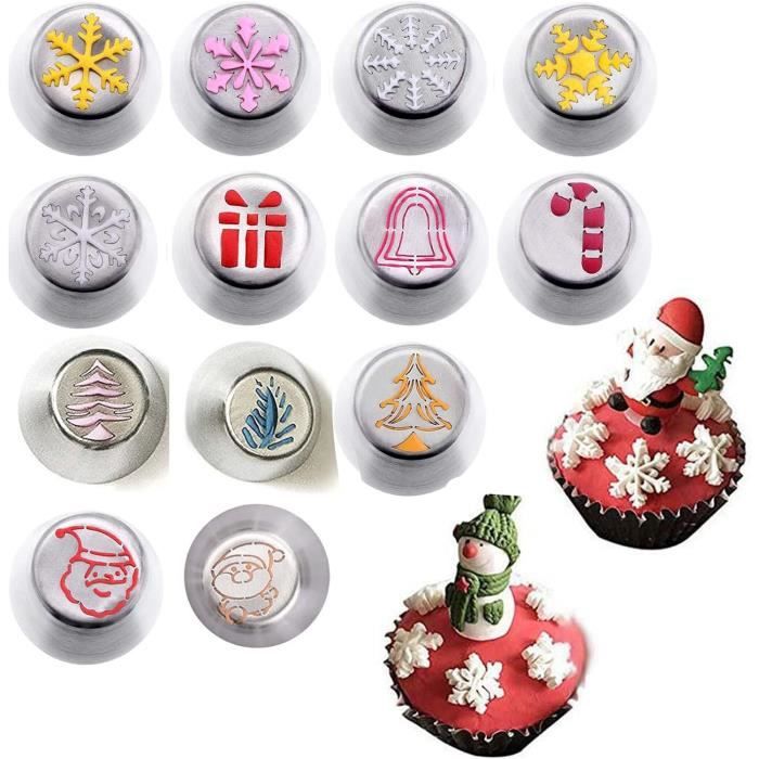 Pastry Decorating Tools 3-Piece Russian Piping Tips Set - Stainless ...