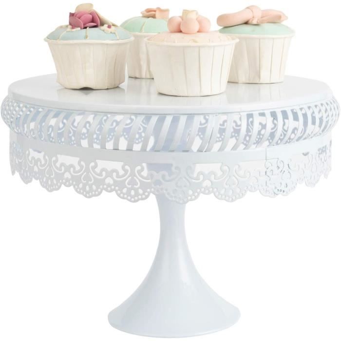 Plateau à gateau avec pied vintage Plateau rond avec pied pour ...