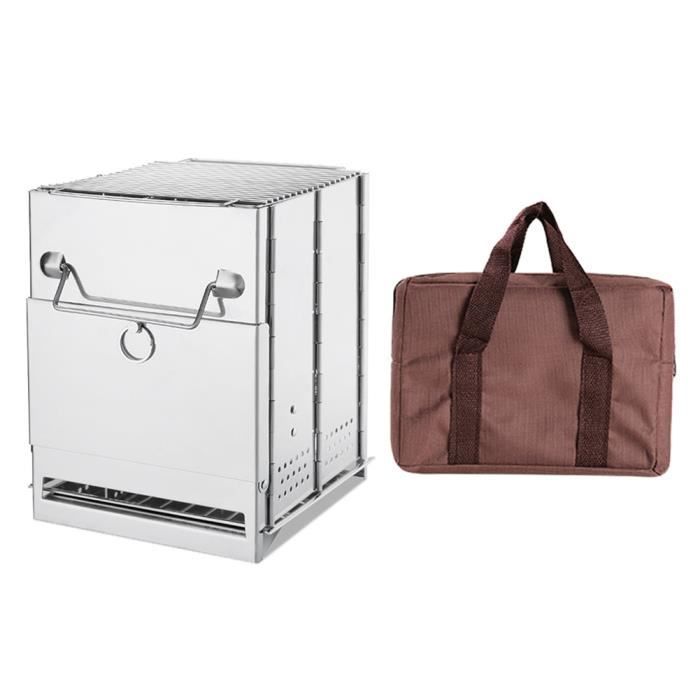 Réchaud,Mini poêle à bois d'extérieur Portable Camping pique-nique ...