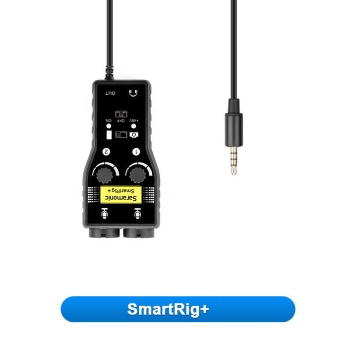 Microphone - Saramonic - SmartRig Plus - Préamplificateur - Adaptateur Audio - Interface de ...