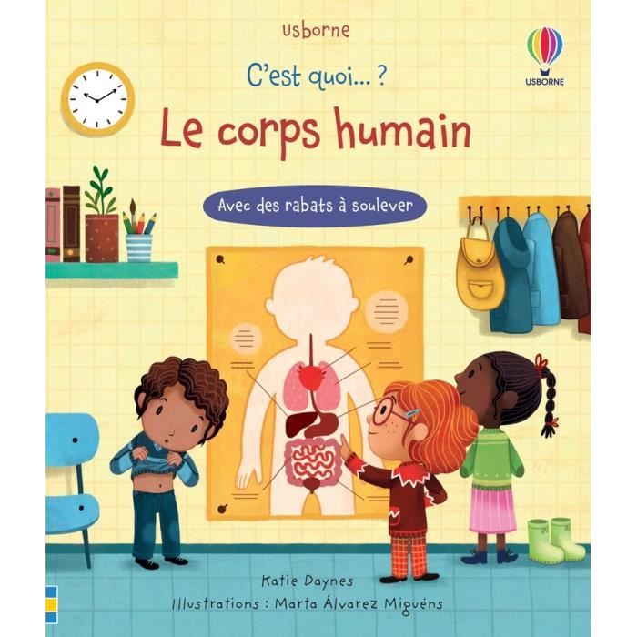 Livre pour enfants - Usborne - C'est quoi... Le corps humain ...