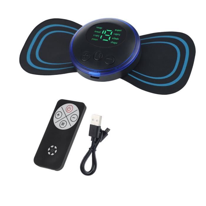 Appareil de massage,Mini masseur de cou EMS,autocollant d'acupuncture à impulsions,thérapie ...