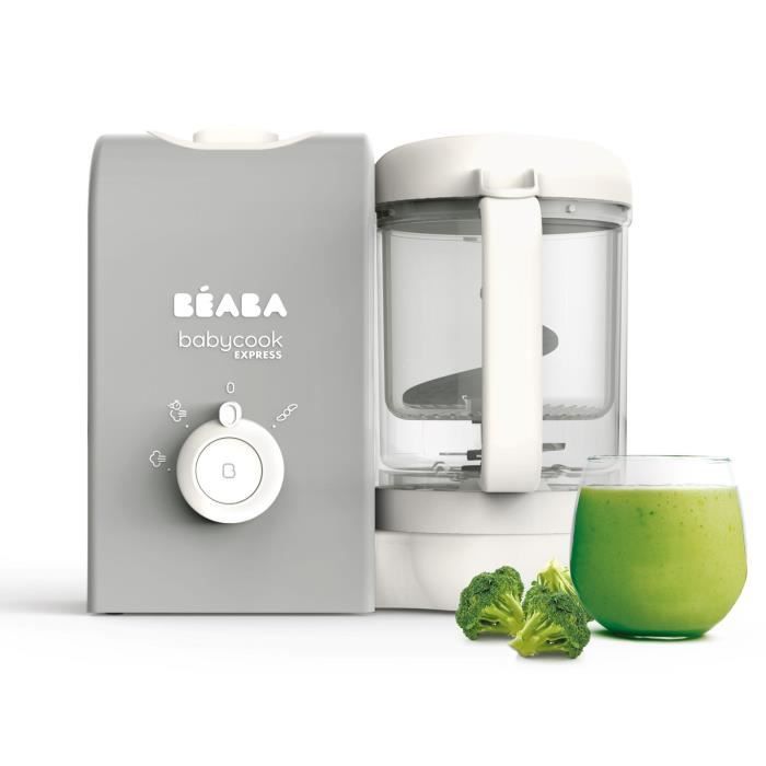 BEABA, Babycook express, robot bébé, 4 en 1 mixeur-cuiseur, gris ...