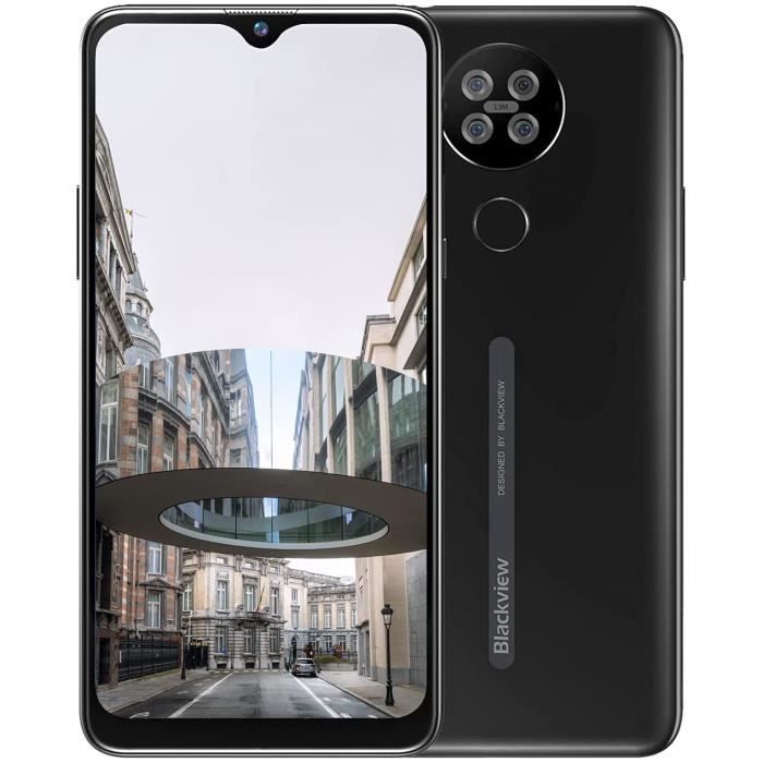 Smartphone Blackview A80S 4G 64GB 6.217" HD Écran Caméra 13MP 4 Caméra ...