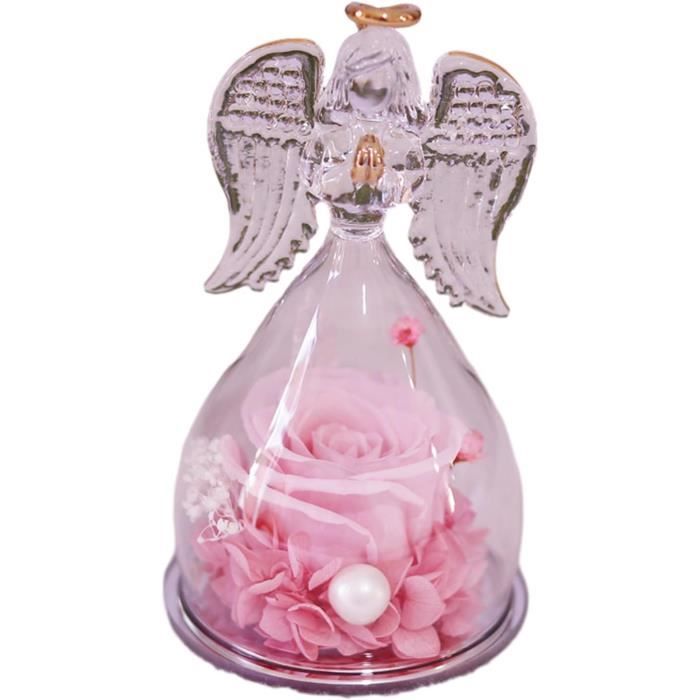 Figurine Ange Rose | Dôme De Fleur D'Ange | Rose En Forme D'Ange En ...