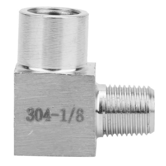 Duokon connecteur d'accouplement rapide Connecteur coudé à filetage femelle BSPP adaptateur de ...