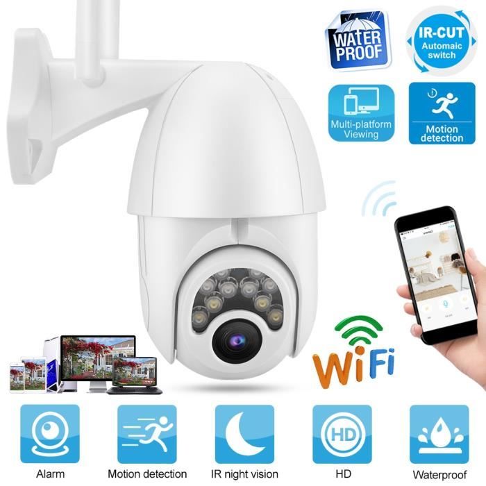 MOO 1080P Hd 10 Lights Smart Full Color Wifi Ptz Camera Night Vision ...