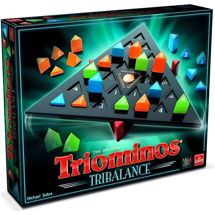 Jeu de société - GOLIATH - Triominos Tri Balance - Plateau de jeu ...