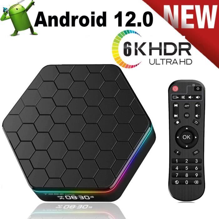 Lecteur multimédia de streaming BOX - Android TV box 6K Ultra HD 3D ...