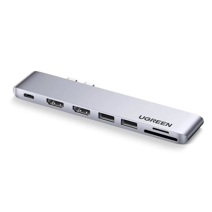 LEMONDA Hub 7-In-2 Usb C Hub Type C À Multi Usb 3.0 Adaptateur Hdmi ...