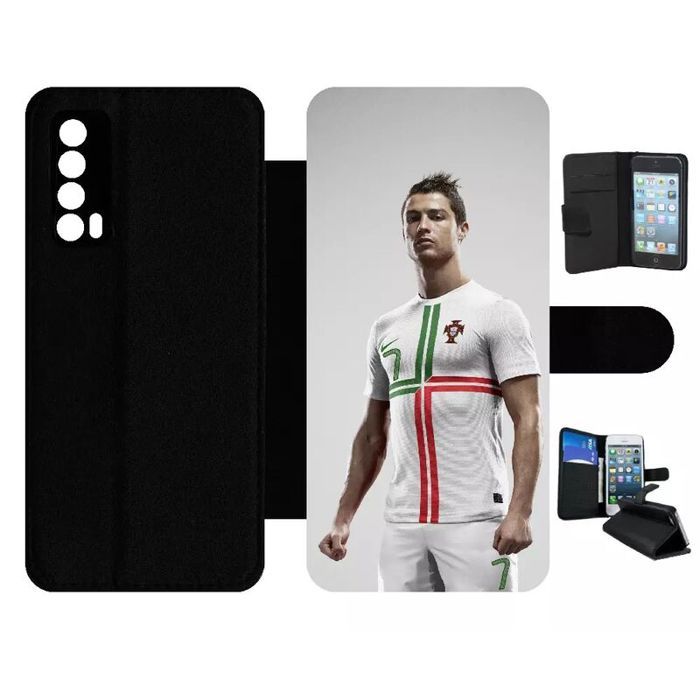 Etui à rabat pour huawei p smart 2021 - cr7 cristiano ronaldo le boss ...