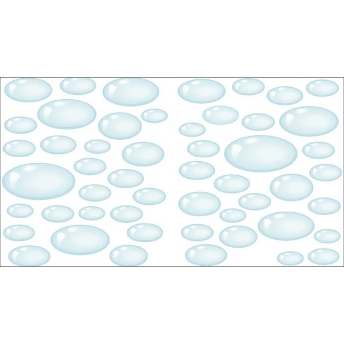 Sticker décoratif autocollant, gouttes d'eau pour diy et ...